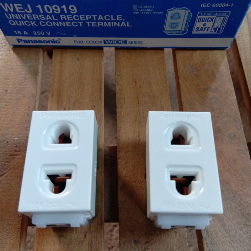 Jual Mata / Modul Stop Kontak Panasonic WEJ 10919 Model baru | Shopee ...