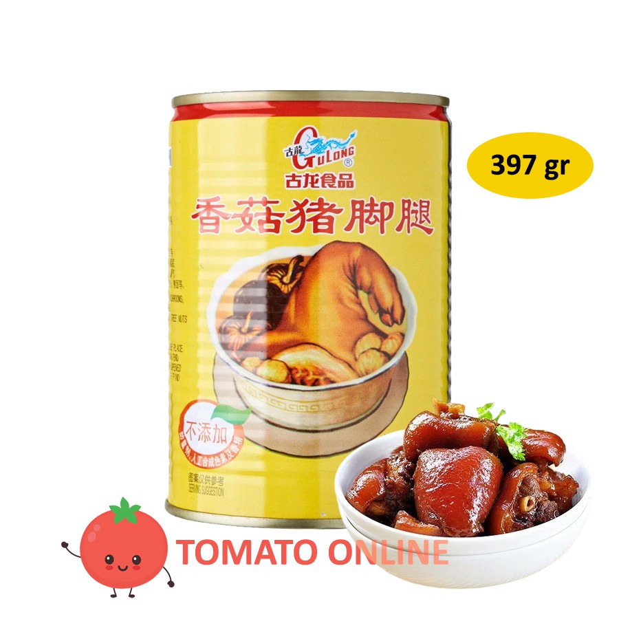 Jual GULONG GU LONG / Pork Leg with Mushroom Kaki Babi Cukiok / 397 G ...