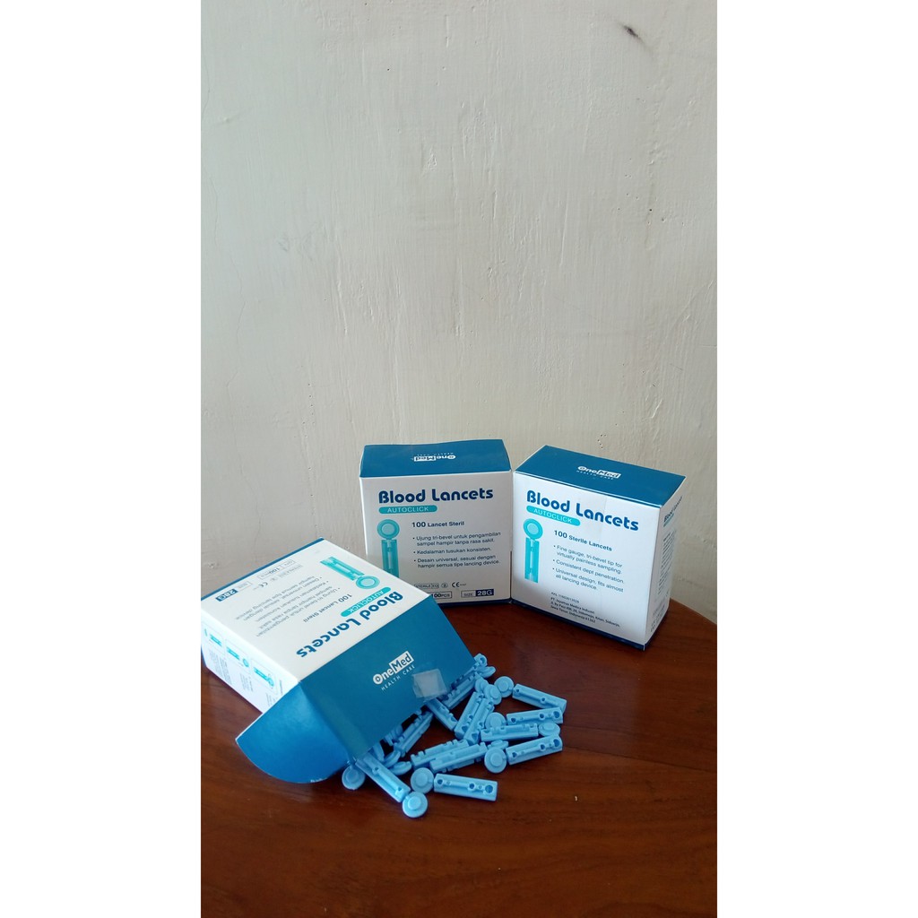 Jual *Mastha Malang* Blood Lancet/Jarum untuk cek darah steril sekali ...