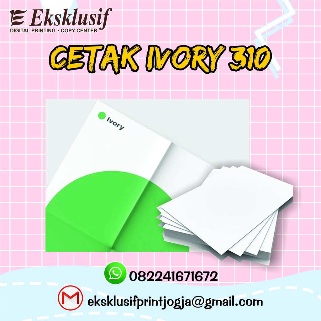 Jual CETAK IVORY 310 A3+ FULLCOLOR 2 MUKA (CUSTOM) | Shopee Indonesia