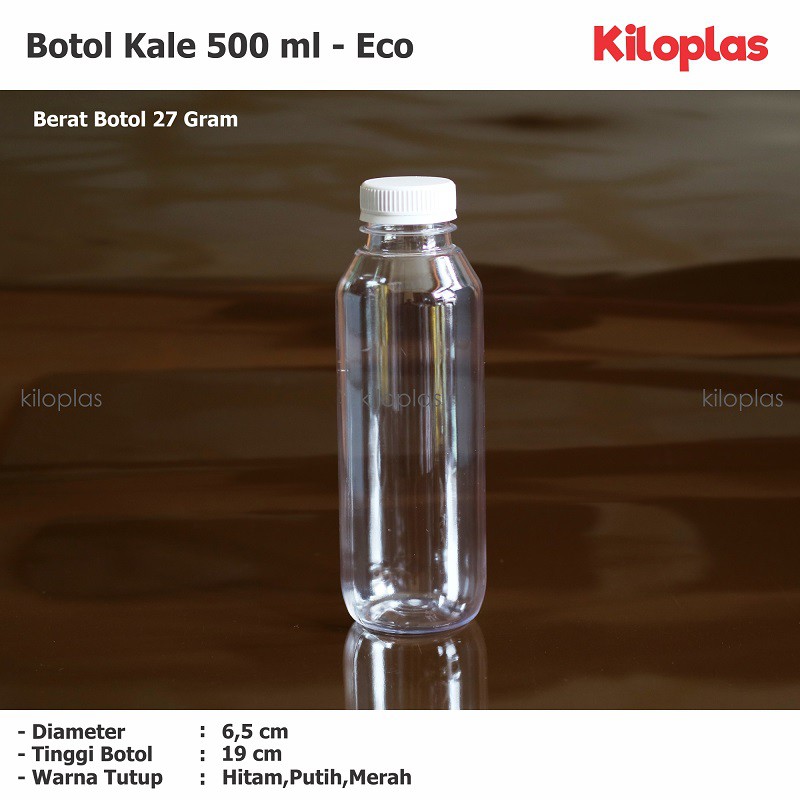 Jual Botol Plastik 500 ml / Botol Kale 500 ml Ekonomis | Shopee Indonesia