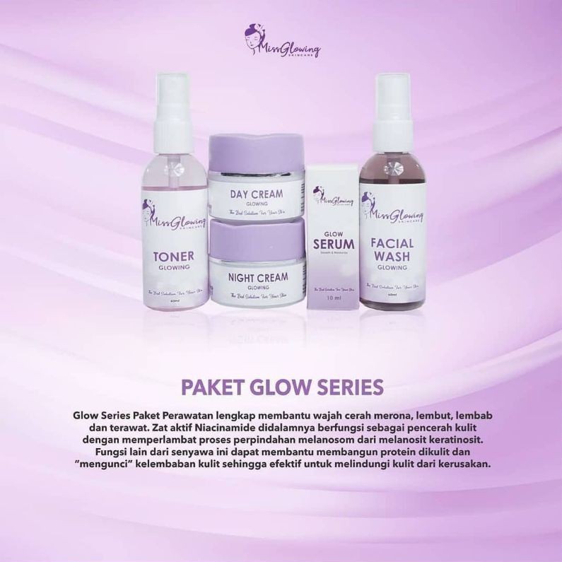 Jual Miss Glowing Skincare Paket Glow Series (FREE GIFT) | Shopee Indonesia