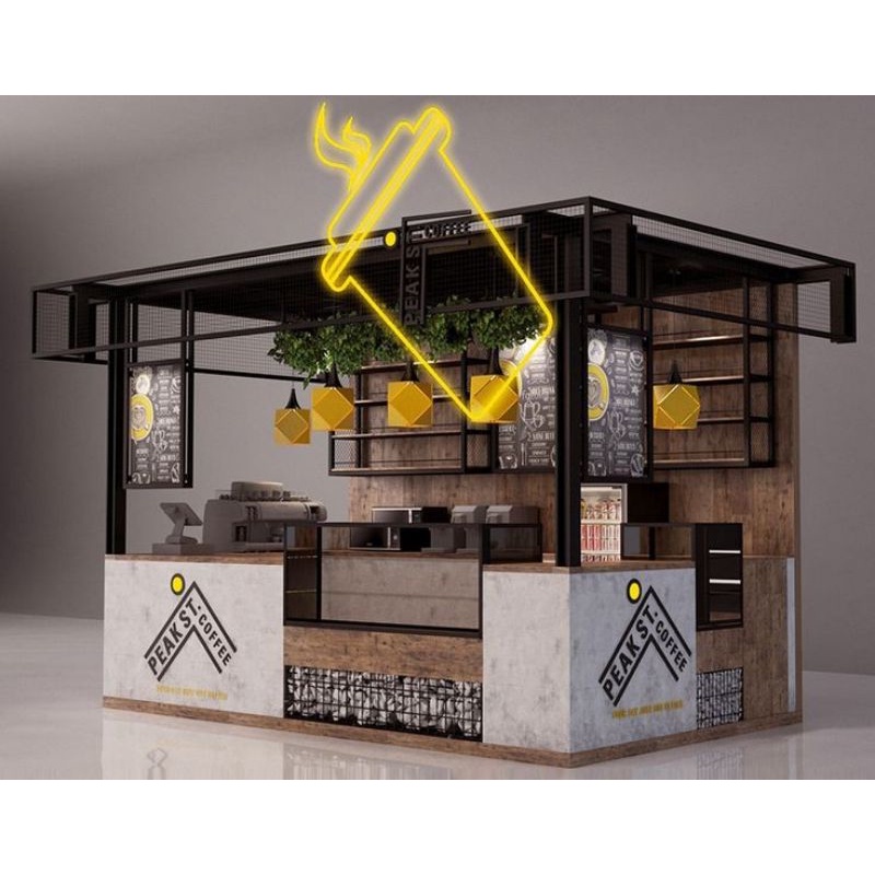 Jual booth kayu / coffee shop / booth makanan | Shopee Indonesia