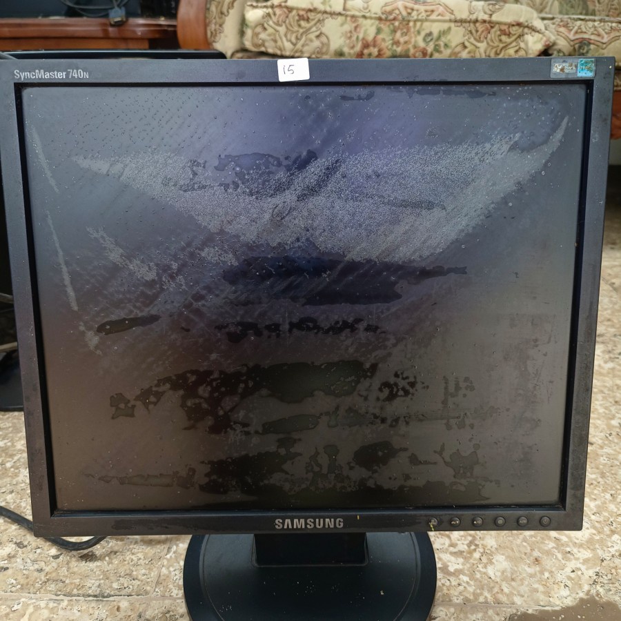 Jual MONITOR LCD SAMSUNG 17 INCH 17" SYNCMASTER 740N GH17LS BEKAS MINUS ...
