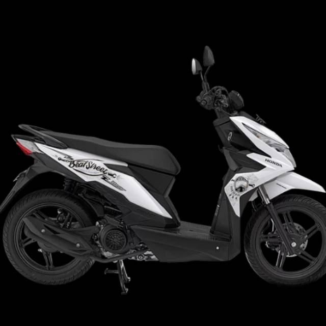 Jual stiker sticker striping stripping honda beat street 2018 putih ...
