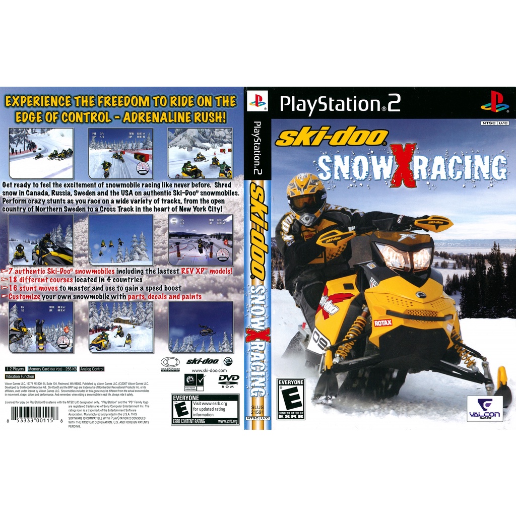 Jual Kaset Ps2 Game Ski doo snow x racing | Shopee Indonesia