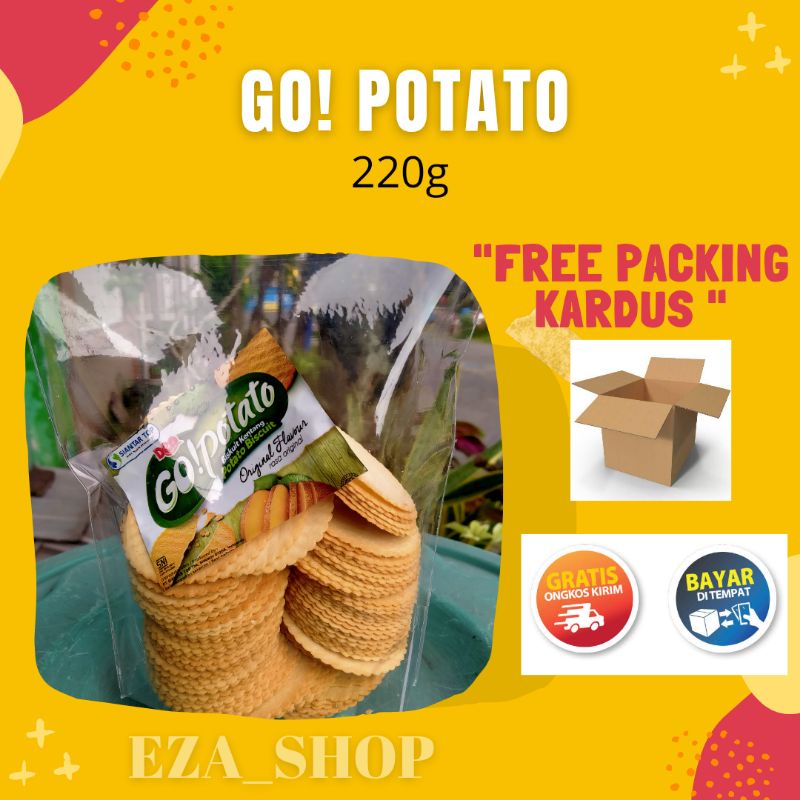 Jual GO POTATO 140g JAJAN KILOAN / BISKUIT MURAH | Shopee Indonesia