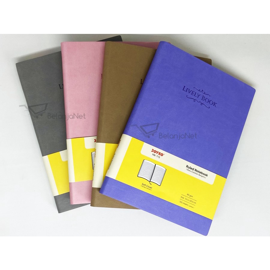 Jual Buku Tulis Catatan Bergaris | Ruled Notebook Joyko NB-713 A5 Soft ...