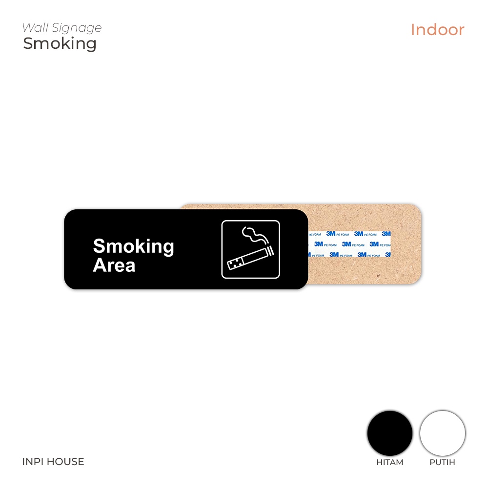 Jual Papan Tanda Smoking Area - Wall Sign Mini Smoking Area | Shopee ...