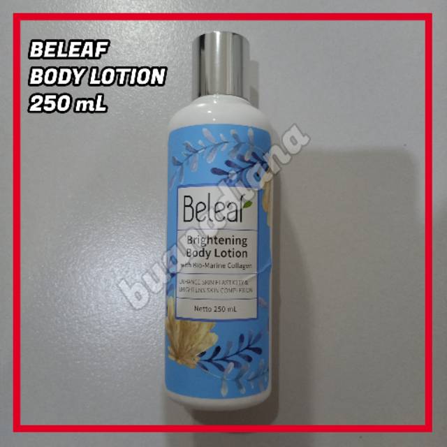 Jual Beleaf Brightening Body Lotion 250 mL | Shopee Indonesia