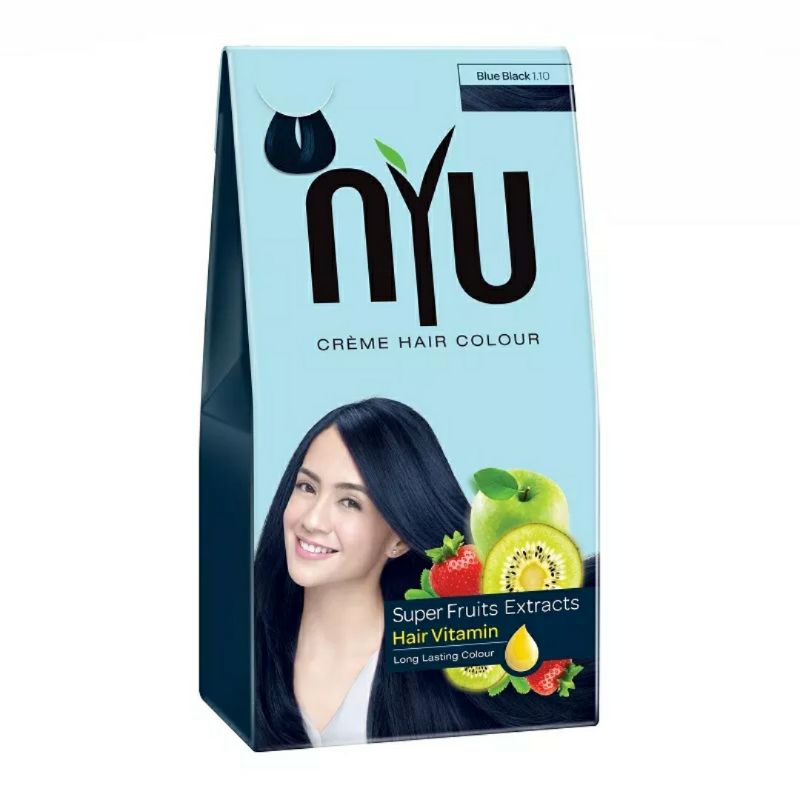 Jual ID.SHOP_ NYU Hair Color Blue Black 30ml ((PROMO)) | Shopee Indonesia