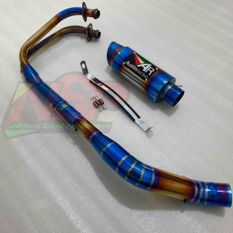 Jual Racing exhaust AR-Austin for Kawasaki ninja carburator/injeksi ...