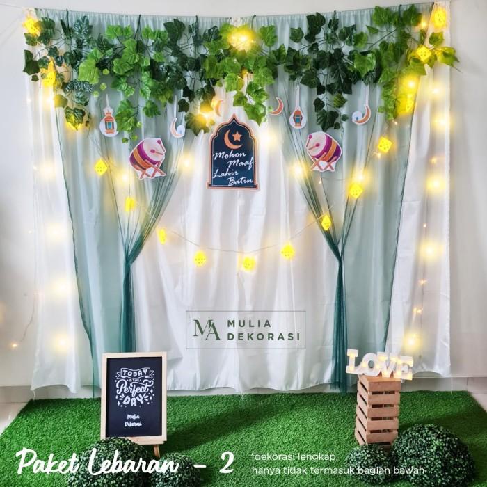 Jual Dekorasi Backdrop Lebaran Ramadhan Paket Lengkap Hari Raya Idul ...