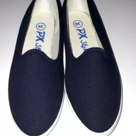 Jual Sepatu Kanvas PX Style Slip On (098) / Flat Women Shoes / Sepatu ...