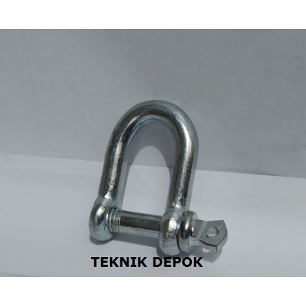Jual Clamp Shackle 1/4 inch Klem Segel D 6 mm Sambungan Rantai Sling ...
