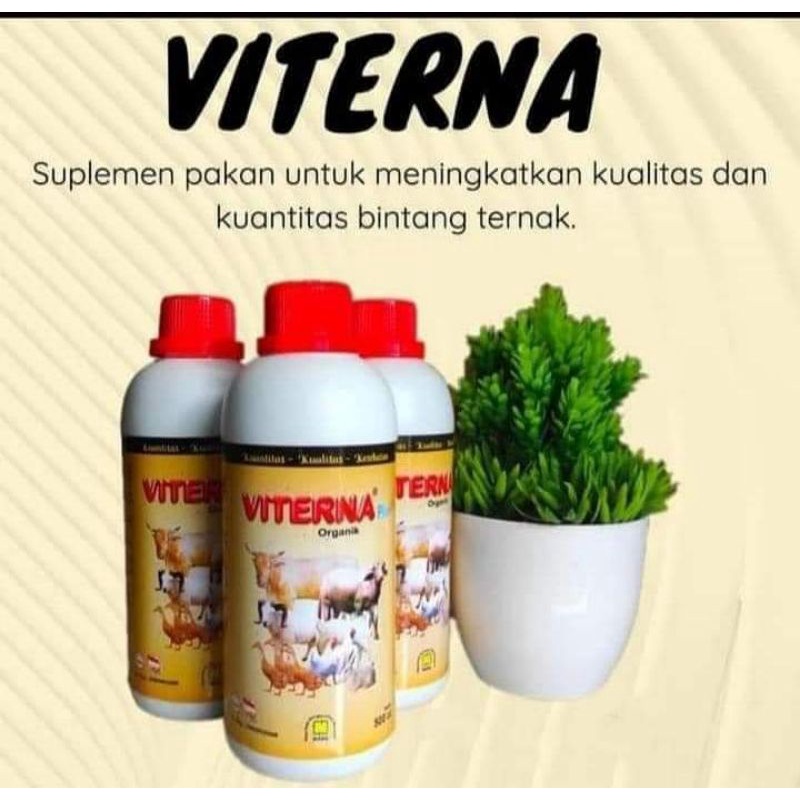 Jual Viterna Nasa Vitamin Ternak Isi 500 cc Nutrisi Pakan Ternak Dan ...