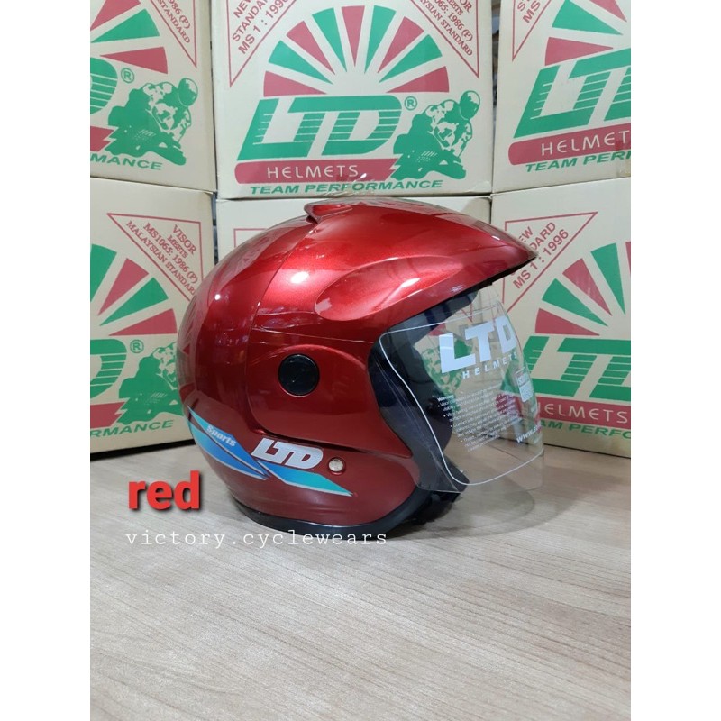 Jual HELM LTD SPORT KILAT KACA PUTIH TRANSPARAN ORIGINAL 100% MALAYSIA ...