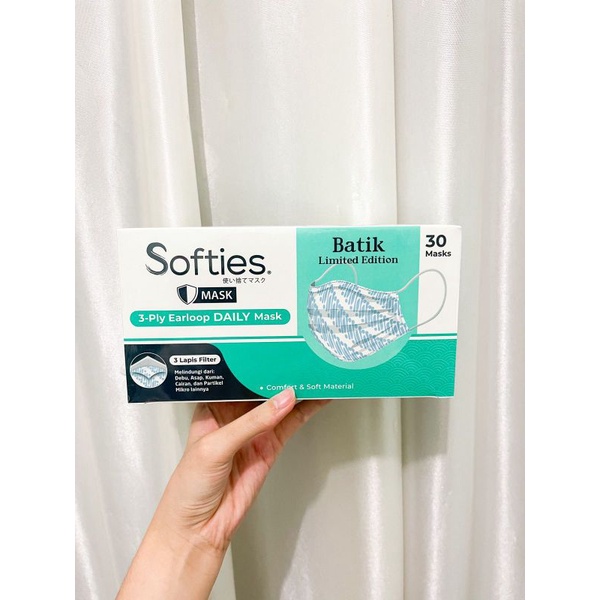 Jual Softies Daily batik | Masker softies Daily | Daily Batik Mask ...