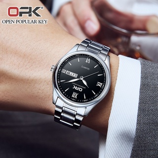 Jual OPK Jam Tangan Pria Anti Air Original Stainless Steel Tanggal ...