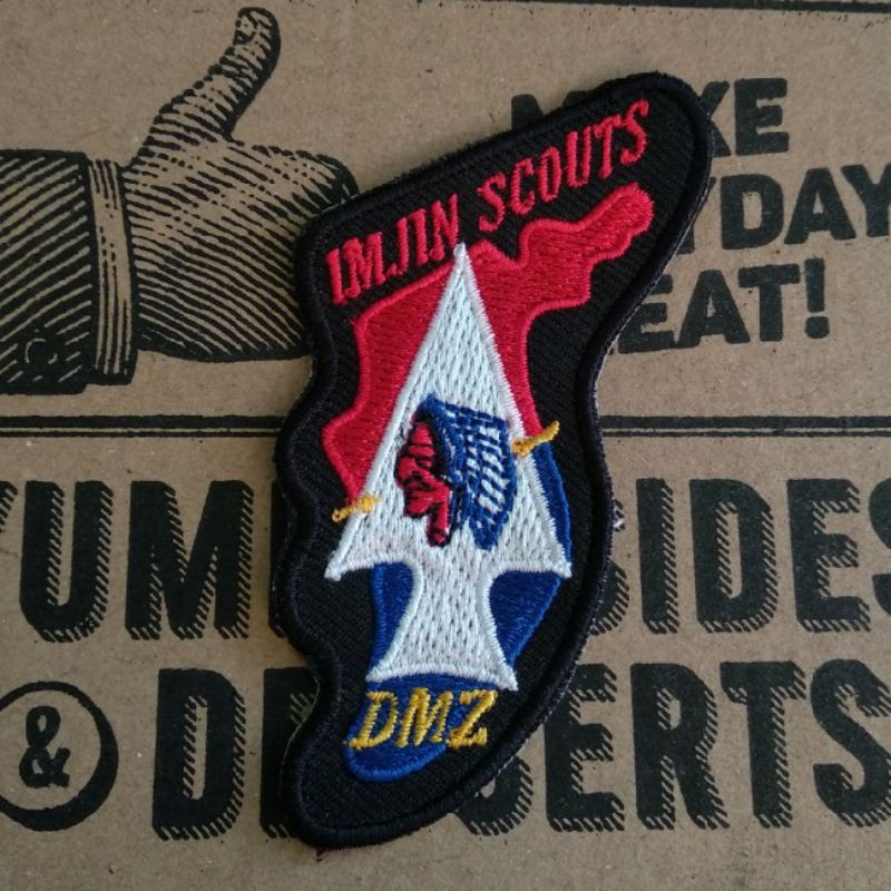 Jual Bordir IMJIN SCOUTS Untuk Saku Emblem Patch 2nd Infantry Indian ...