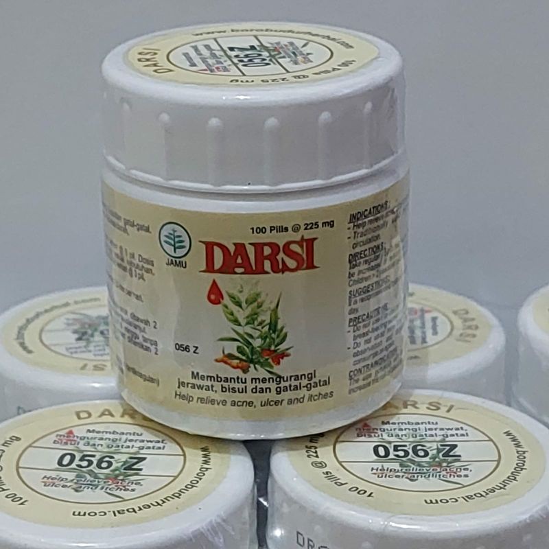Jual DARSI isi 100 pil ( MEMBANTU MENGURANGI JERAWAT,BISUL DAN GATAL ...