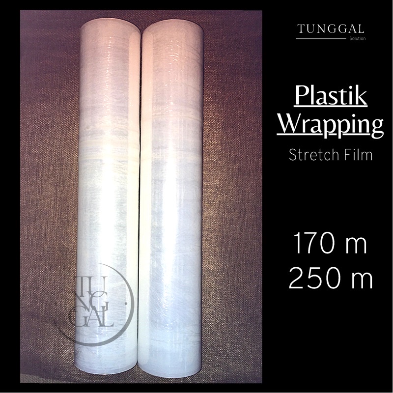 Jual Wrapping Stretch Film : panjang 170 meter, 250 meter: plastik ...