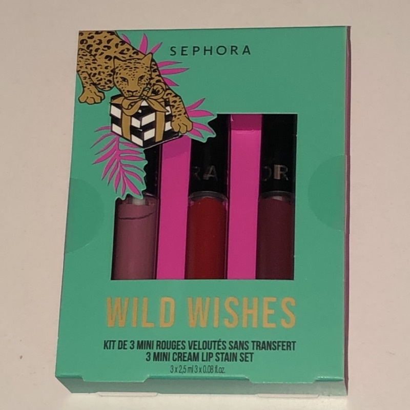 Jual Sephora Wild Wishes Cream Lip Stain Set Mini (Limited Edition ...