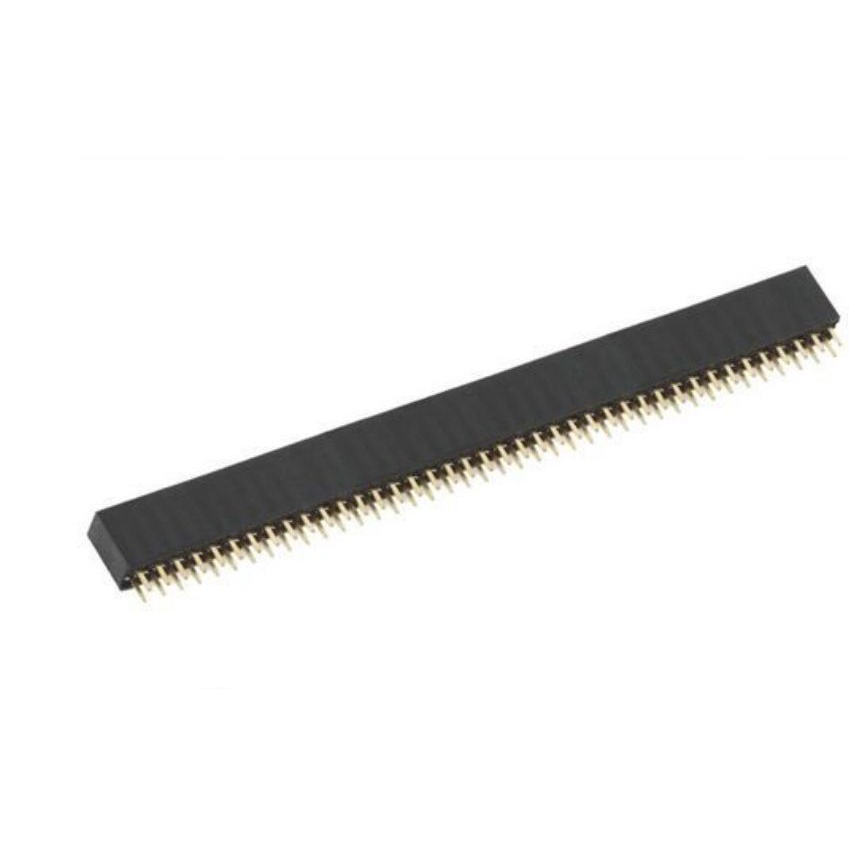 Jual PIN Female Header 2x40 PIN 80p 80 P Double Row Strip Pitch 2.54mm ...