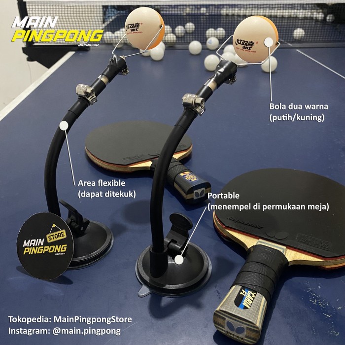 Jual Alat Latihan Spin Tenis Meja Pingpong - Butterfly Viscaria Arylate - Tipe-1 (Tempel ...