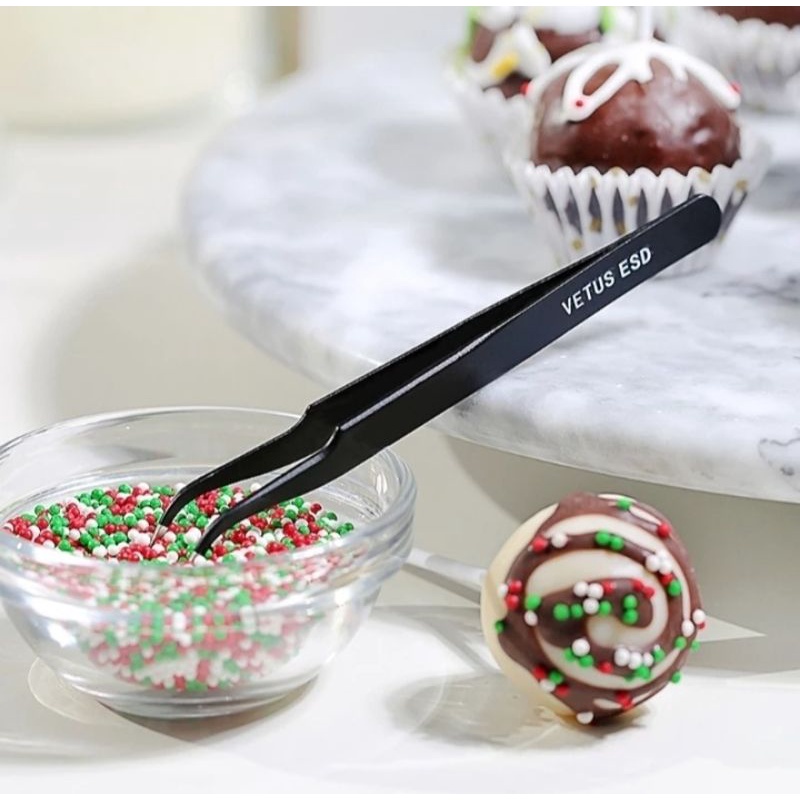 Jual pinset dekorasi kue makanan (1 set 2 Pcs) | Shopee Indonesia