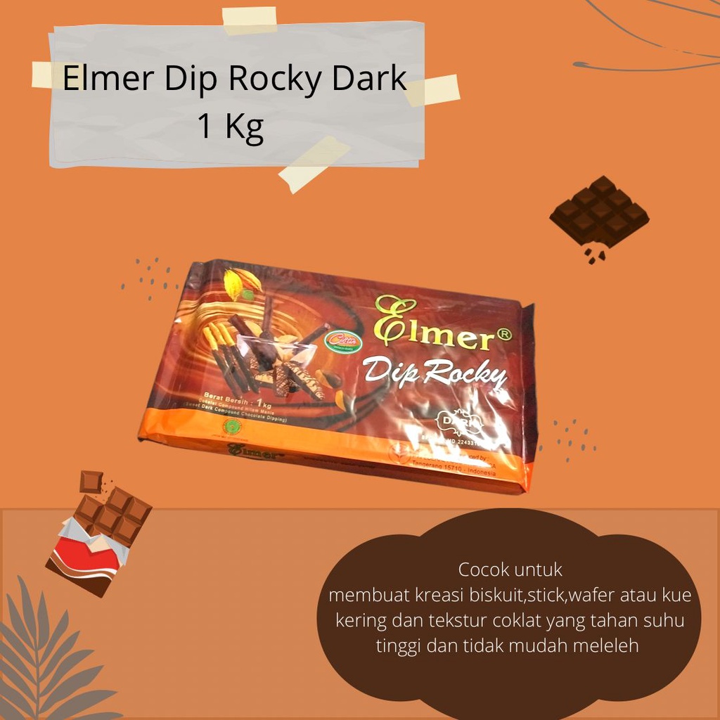 Jual Elmer Dip Rocky dark 1kg | Shopee Indonesia