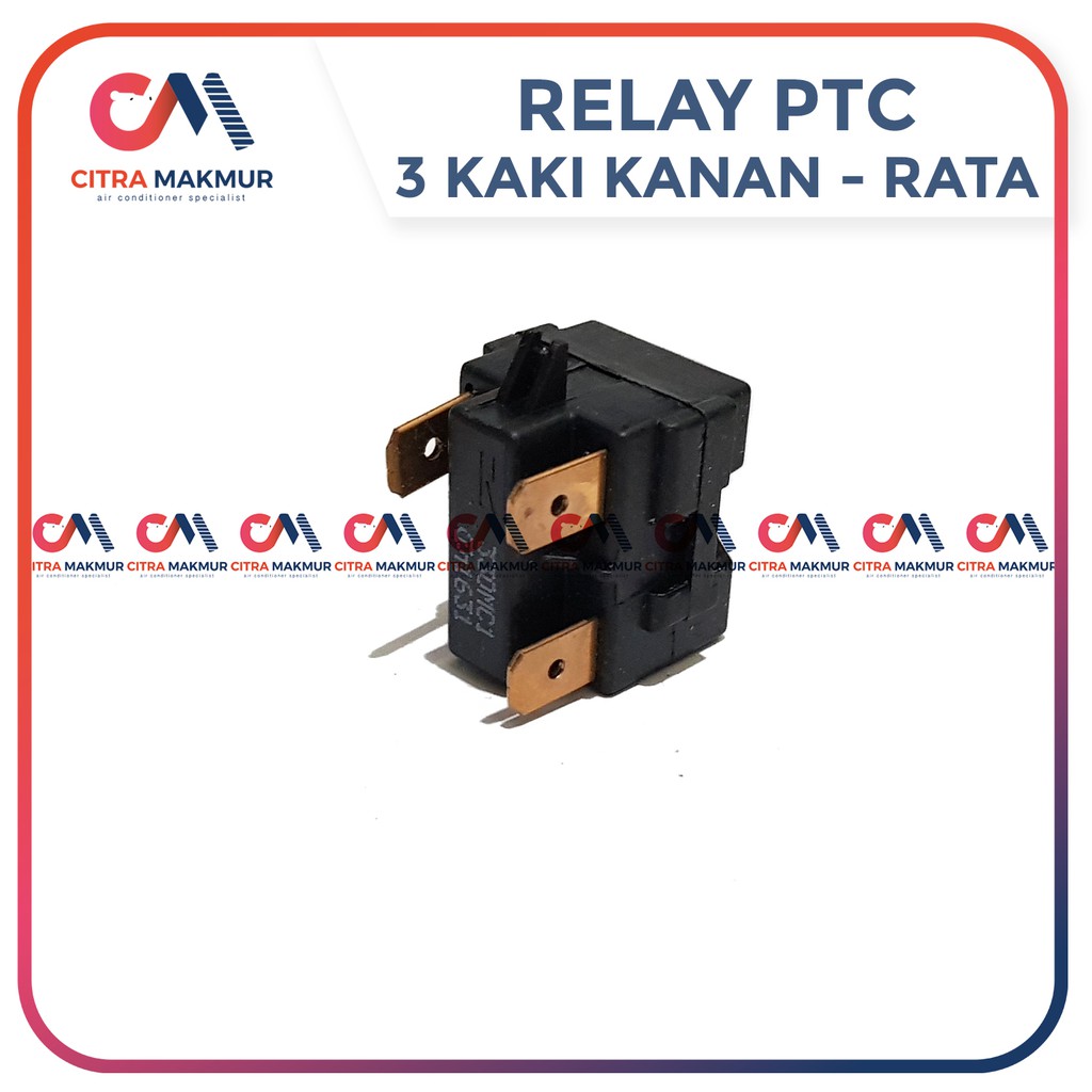 Jual Relay PTC 3 kaki kanan Kulkas kotak hitam refrigerator kompresor ...