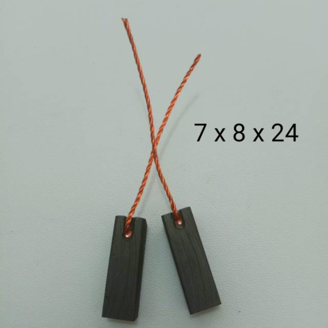 Jual CARBON BRUSH AC BUS DENSO 7 X 8 X 24 (2PCS) MOTOR BLOWER FAN ...