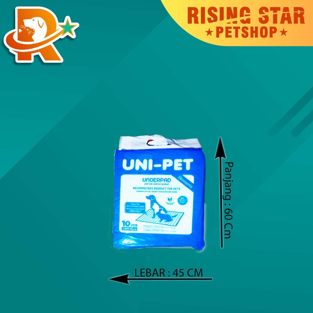 Jual Uni Pet Underpad Alas Pipis Poop Kucing anjing Perlak Hewan ...