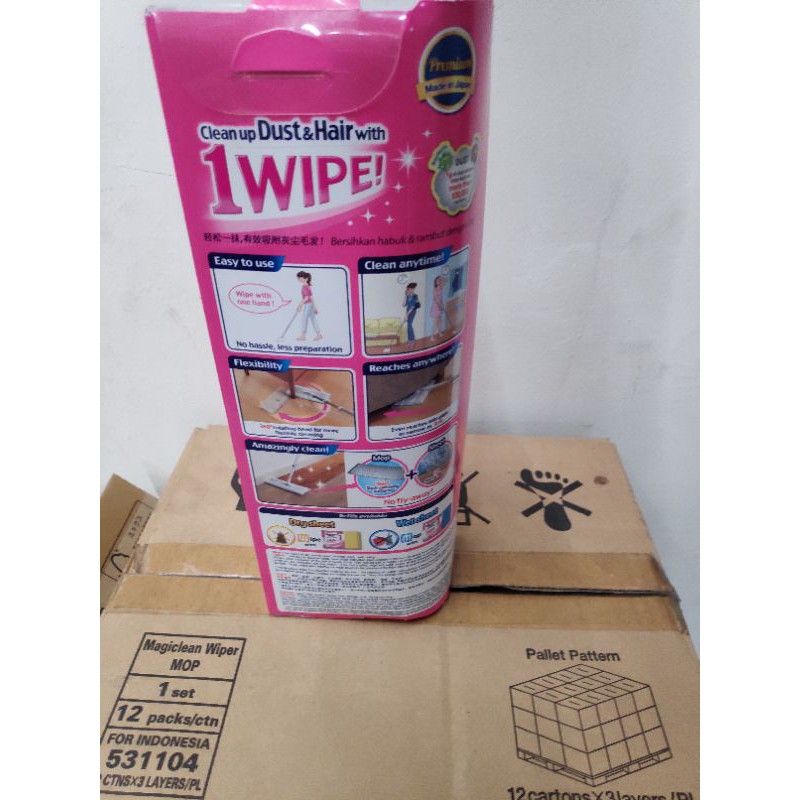 Jual MAGICLEAN WIPER MOP (TANGKAI PEL SATU SET) | Shopee Indonesia