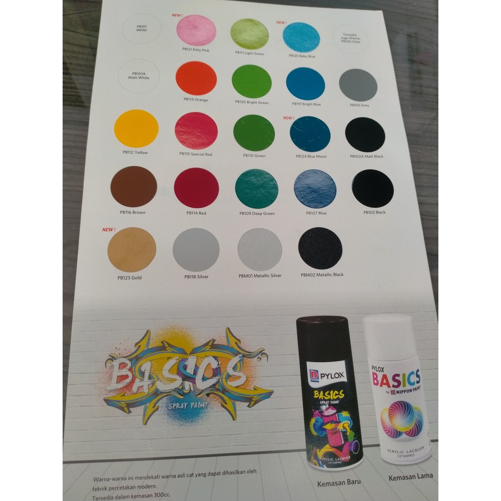 Jual Pylox PIlox piloks Basic Nippon Paint 300 cc Besi Plastik Kayu ...