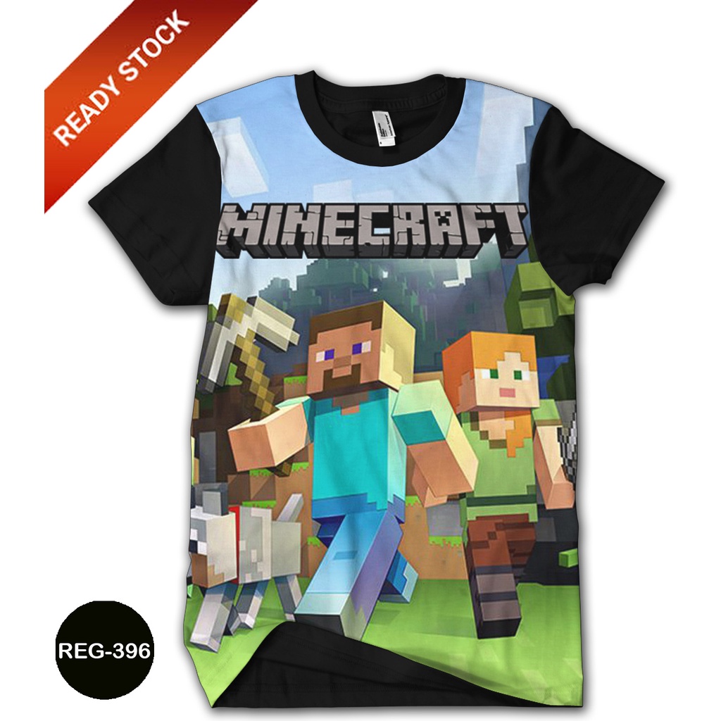 Jual Baju Minecraft Baju Minecraft Game Animasi Anak REG-396 | Shopee ...