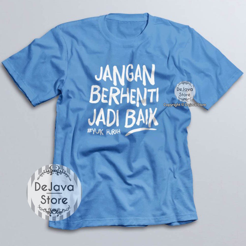 Jual Kaos Dakwah Islami YUK HIJRAH Baju Distro Muslim Santri Religi ...