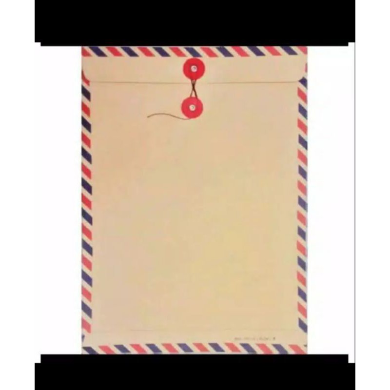 Jual Amplop Coklat Tali Airmail 310 Ukuran Folio | Shopee Indonesia