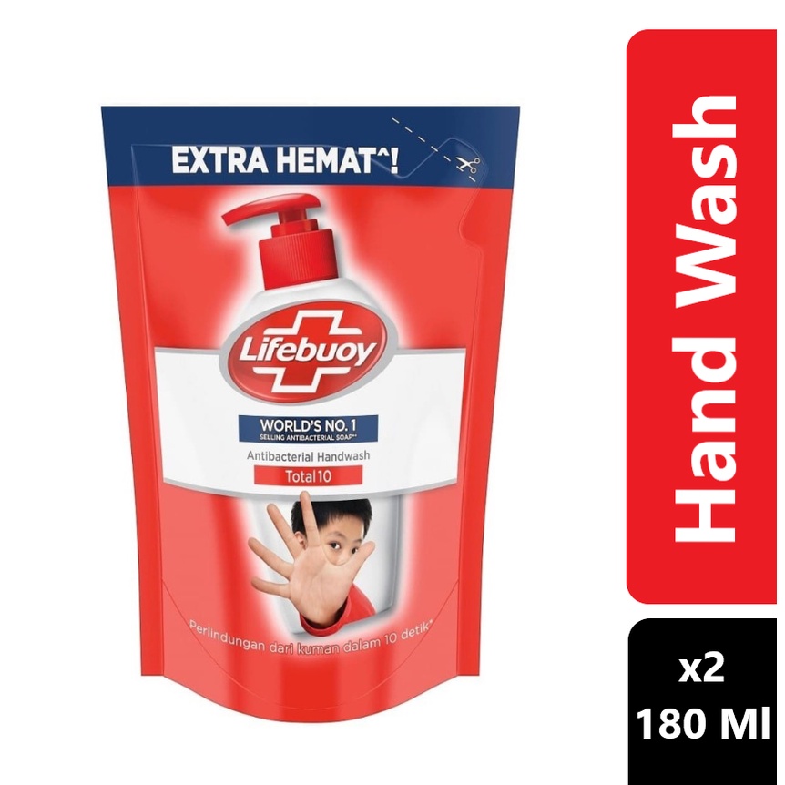Jual LIFEBUOY Sabun Cuci Tangan 180ml ( Free Ongkir Free Kardus ...