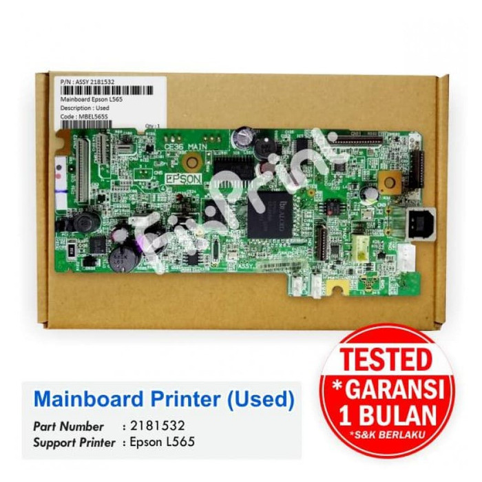 Jual Mainboard Printer Epson L565 Board Motherboard Epson L565 Original ...