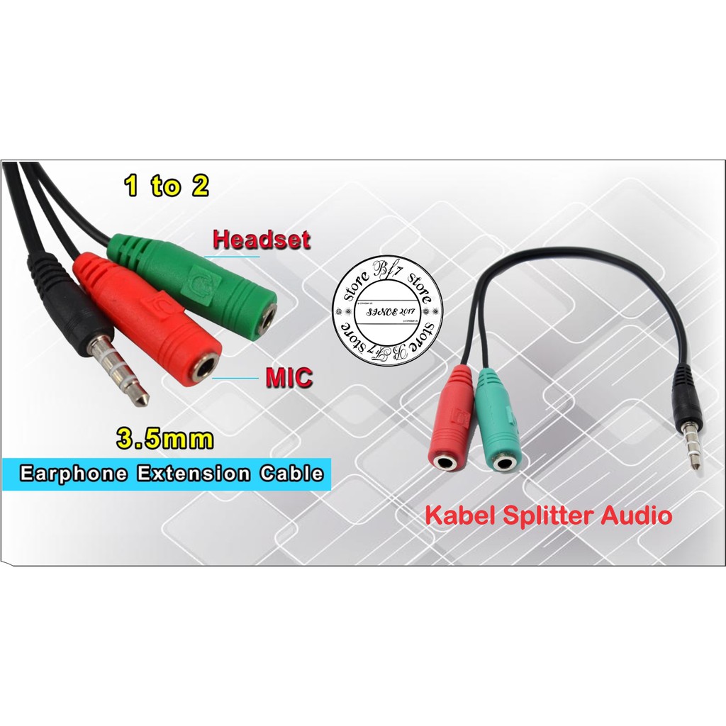 Jual Kabel Splitter Audio | Shopee Indonesia