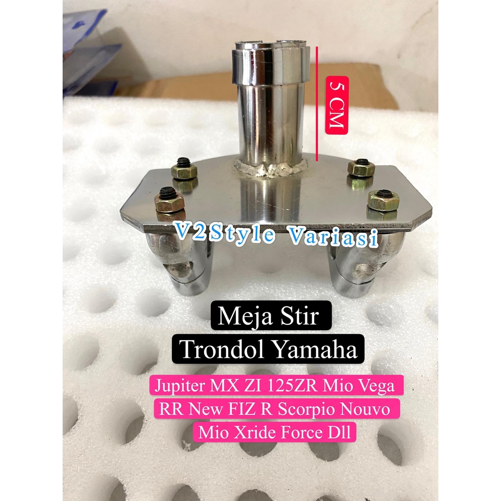 Jual MEJA STIR TAPAK DUDUKAN STANG TRONDOL YAMAHA CHROME Jupiter Mio ...