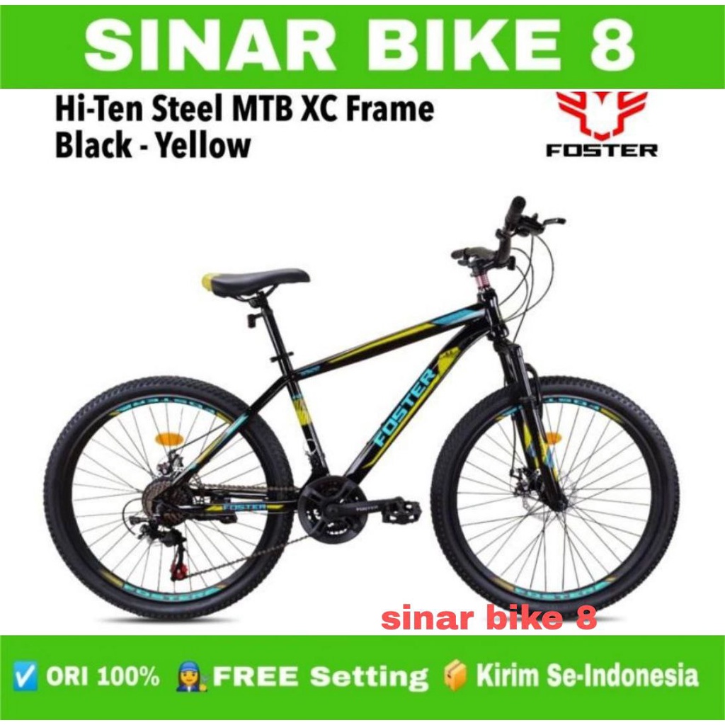 Jual Sepeda Gunung Ukuran 24 dan 26 Inch MT FOSTER 5533 3x7 Speed Rem Cakram | Shopee Indonesia