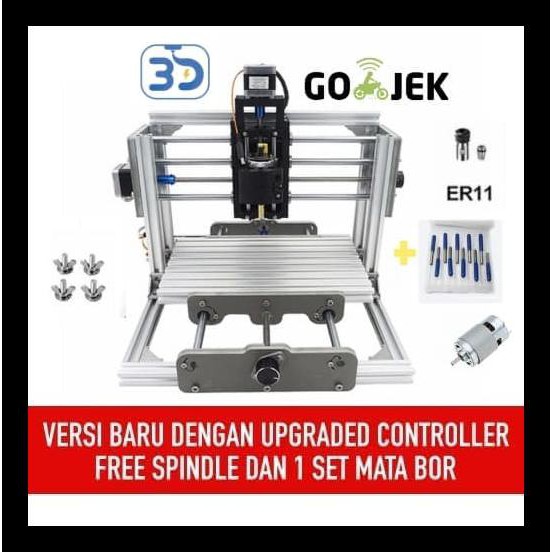 Jual Ekslusif Cnc Router 2417 Mini Mesin Cnc Pcb Milling 240*170*65 Mm ...