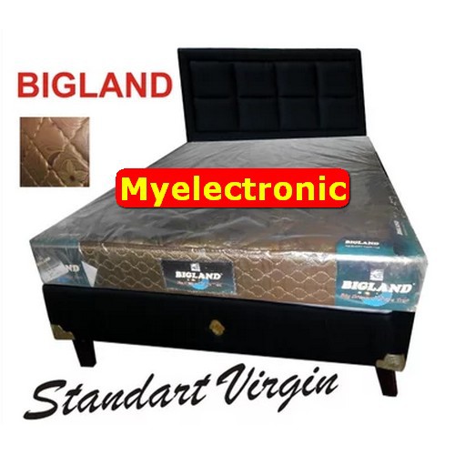 Jual Kasur springbed Bigland Virgin Standar reguler Uk 200 fullset ...