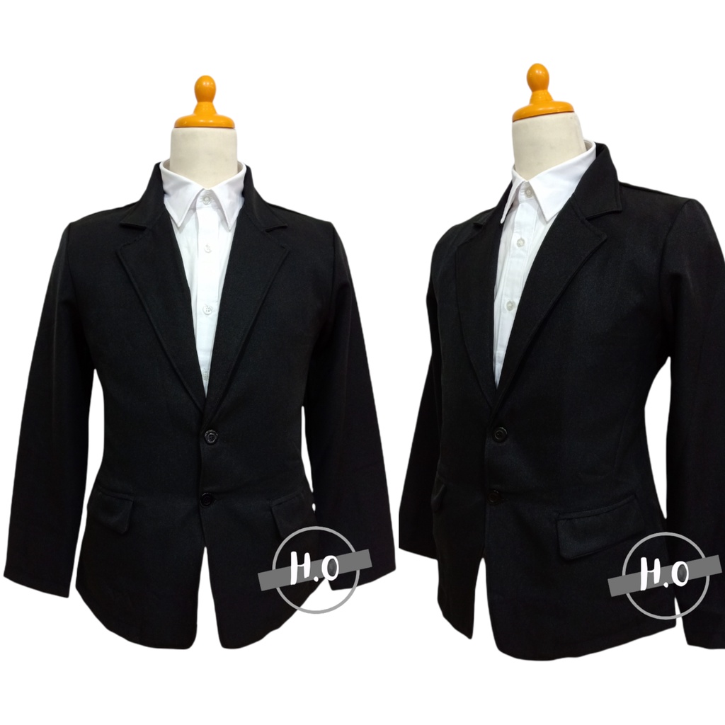 Jual Blazer Hitam Pria Kerja Kantor Formal | Shopee Indonesia