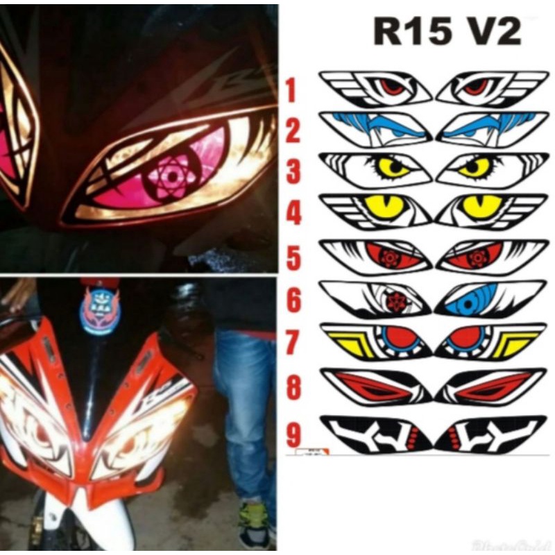 Jual Stiker Lampu Mata Elang R15 V2 Shopee Indonesia