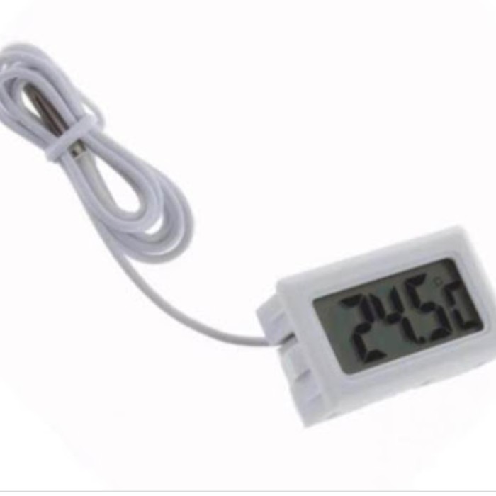 Jual Digital Thermometer with Probe display lcd frame | Shopee Indonesia