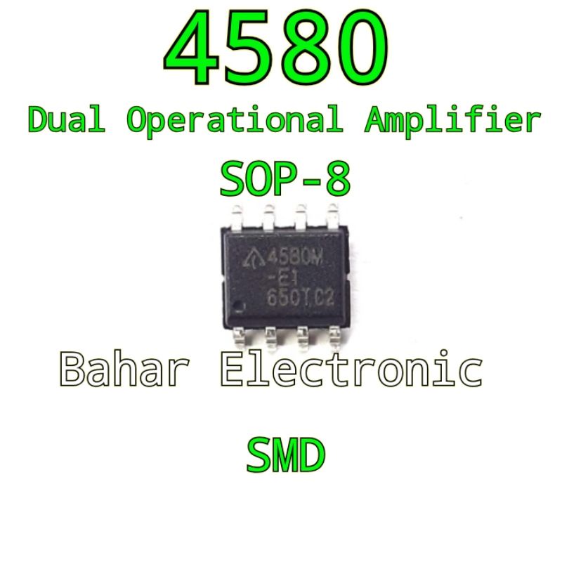 Jual IC 4580 NJM4580 SMD SOP-8 | Shopee Indonesia